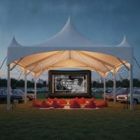 China Drive In Cinema Outdoor Movie Party Marquee Tent Giant Screen Mounting European Film Festival Event Canopy Structure for sale