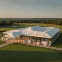 China European Golf Tournament Hospitality Party Marquee Tent Spectator Lounge Players Clubhouse Professional Event Canopy Structure for sale