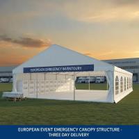 China European Warehouse Fast Ship Party Marquee Tent Pre Stocked Inventory Three Day Delivery European Event Emergency Canopy Structure for sale