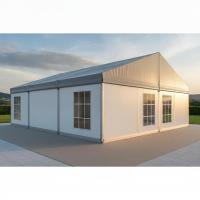 China Modular 8x15m Hard Wall Aluminum Party Marquee Tent Sandwich Panel Insulated European Commercial Event Structure for sale