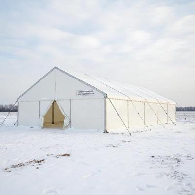 China Heavy-Duty 15x30m All-Season Aluminum Party Marquee Tent Industrial Steel Frame Snow Wind Rated 120km/h for sale