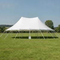 China Classic High-Peak Pole Tent American Wedding Event Canopy NFPA 701 Certified 20oz PVC USA for sale