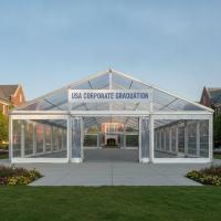 China Heavy-Duty Commercial Grade Frame Party Tent Aluminum Sidewalls USA Corporate Graduation Event for sale