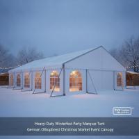 China Heavy-Duty Winterfest Party Marquee Tent TUV Certified DIN 4102 B1 German Oktoberfest Christmas Market Event Canopy for sale