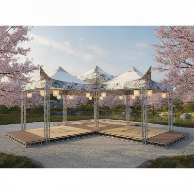 China Modular Multi-Purpose Japanese Festival Party Marquee Tent TUV JIS Quick Setup Aluminum Frame Matsuri Event for sale