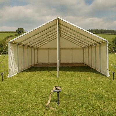 China Heavy Duty Windproof Party Marquee Tent Reinforced Aluminium Frame Storm Anchor Kit UK Outdoor Events for sale