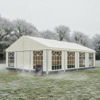 China All Season Insulated Party Marquee Tent Aluminium Frame Thermal Barrier Winterproof UK Events Year Round Venue for sale