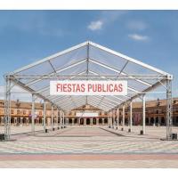 China Clearspan Aluminum Party Marquee Tent Double Truss Frame for Spanish Festivals Fiestas Public Events for sale