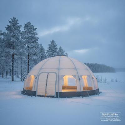 China Nordic Winter Insulated Party Marquee Tent Waterproof Windproof for Swedish Cold Climate Events for sale