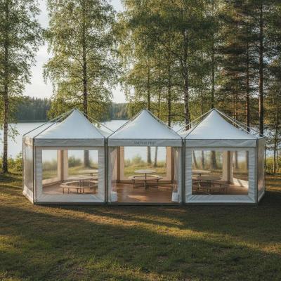 China Scandinavian Design Modular Party Marquee Tent Versatile Lightweight Aluminum Frame for Swedish Event Celebrations for sale