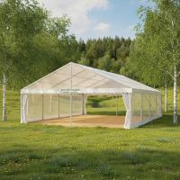 China Eco Sustainable Recyclable Party Marquee Tent Waterproof PVC Fabric for Swedish Green Outdoor Events for sale