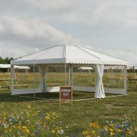 China Quick Assembly Lightweight Party Marquee Tent Portable Aluminum Frame for Swedish Summer Festivals Markets for sale