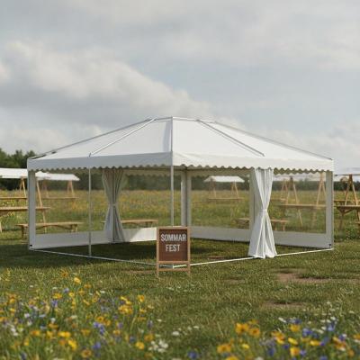 China Quick Assembly Lightweight Party Marquee Tent Portable Aluminum Frame for Swedish Summer Festivals Markets for sale