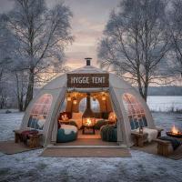China Danish Hygge Cozy Event Party Marquee Tent Insulated Warm Atmosphere Design for Denmark Outdoor Social Gatherings for sale