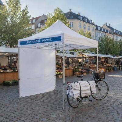 China Compact Pop Up Portable Party Marquee Tent Bicycle Transport Friendly Design for Denmark Urban Outdoor Markets for sale
