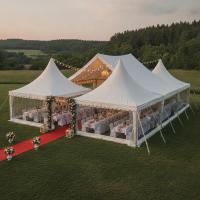 China Polish Wedding Celebration Party Marquee Tent Large Banquet Hall Design for Poland Traditional Outdoor Receptions for sale