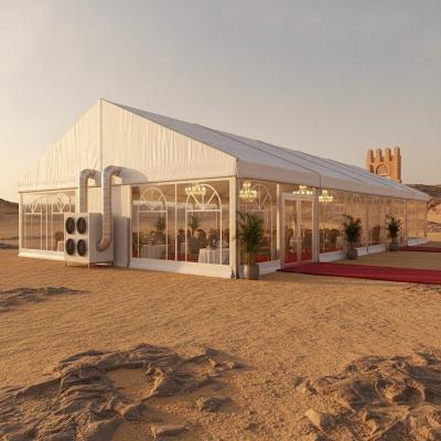 China Saudi Hajj Umrah Pilgrimage Hospitality Reception Marquee Tent Climate Controlled for Makkah Madinah Holy Sites for sale
