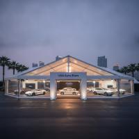 China USA Auto Show Exhibition Party Marquee Tent Premium Vehicle Display Automotive Event American Trade Show Canopy Structure for sale