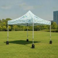 China 10x10FT Custom Printed Branded Party Marquee Tent Portable Pop-Up Canopy with Full-Color Logo Printing for sale