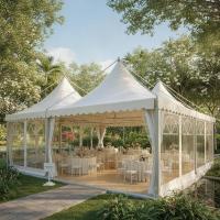 China Party Marquee Tent Singapore Garden Wedding Event Gazebo with UV Resistant Sidewalls Pavilion Shelter for sale