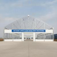 China Vietnam Large Clear Span Industrial Party Tent Hall Aluminum Truss Frame Warehouse Event Storage Shelter for sale