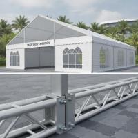 China Heavy Duty Marquee Tent Indonesia Large Span Waterproof Windproof Shelter Aluminum Frame for Trade Show Exhibition for sale