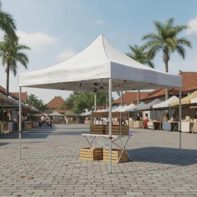 China Portable Foldable Party Tent Indonesia Quick Setup Canopy Aluminum Waterproof UV Shelter for Street Market Vendor Stall for sale