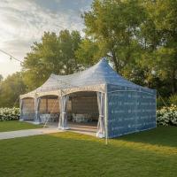 China Custom Printed Branded Party Marquee Tent OEM Corporate Event Outdoor Pavilion for sale