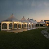 China Expandable Party Marquee Tent Interlocking Modular Design Rapid Assembly Event Canopy for sale