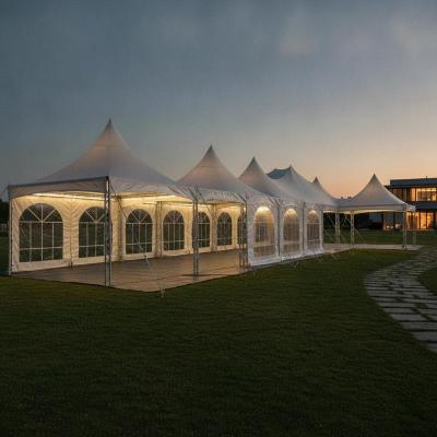 China Expandable Party Marquee Tent Interlocking Modular Design Rapid Assembly Event Canopy for sale