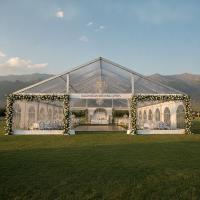 China Clear Span Party Marquee Tent Aluminum Frame Large Wedding Event Canopy Kazakhstan for sale