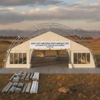 China Heavy Duty Industrial Party Marquee Tent Galvanized Steel Structure Rapid Assembly Kazakhstan for sale