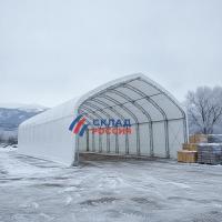 China Industrial Storage Shelter Party Marquee Tent Reinforced Aluminum Frame Weatherproof PVC Warehouse Russia Market for sale