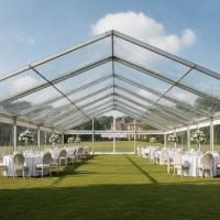 China Clear Roof Party Marquee Tent Transparent PVC Roof Panels for Wedding Celebration Events for sale