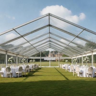 China Clear Roof Party Marquee Tent Transparent PVC Roof Panels for Wedding Celebration Events for sale