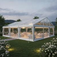 China Party Marquee Tent Panoramic Clear Side Walls for Outdoor Reception Dining Garden Events for sale
