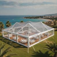 China Windproof Reinforced Frame Party Marquee Tent Coastal Outdoor Events Turkey Wedding Season Supplier for sale