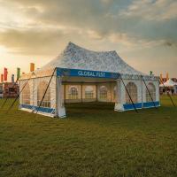 China Custom Logo Printed Party Marquee Tent OEM Design for Brand Promotion Outdoor Festival Event for sale