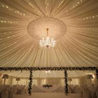 China Party Marquee Tent Interior Lining Ceiling Elegant Design for Wedding Reception Decoration for sale