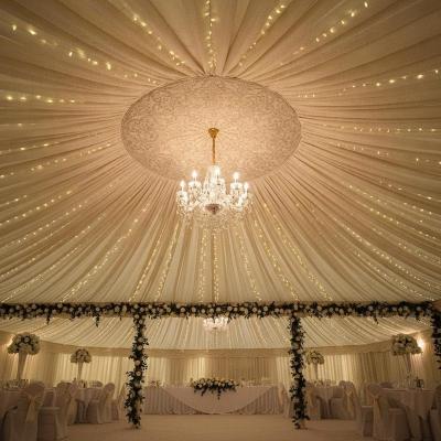 China Party Marquee Tent Interior Lining Ceiling Elegant Design for Wedding Reception Decoration for sale