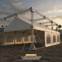 China Heavy Duty Aluminum Frame Party Marquee Tent Nigeria Wind Resistant Outdoor Use for sale