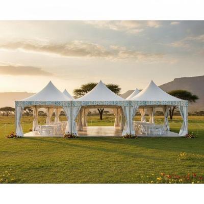 China Custom Branded Aluminum Party Marquee Tent Modular Layout for Tanzania Corporate Events for sale