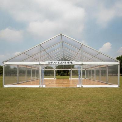 China Aluminum Alloy Party Marquee Tent Clear Span Frame for Ghana Event Hire for sale