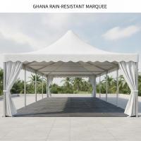 China Waterproof PVC Aluminum Party Marquee Tent Rain Resistant for Ghana Outdoor Use for sale
