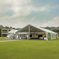 China Custom Branded Aluminum Party Marquee Tent Modular Layout for Colombia Corporate Events for sale