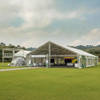 China Custom Branded Aluminum Party Marquee Tent Modular Layout for Colombia Corporate Events for sale