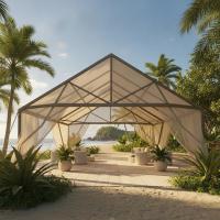 China Dry Tropical UV Resistant Aluminum Alloy Party Marquee Tent for Costa Rica Events for sale
