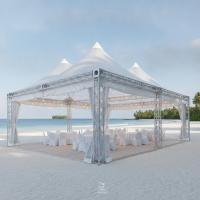 China Marine Grade Aluminum Alloy Party Marquee Tent for Fiji Coastal Island Resorts for sale