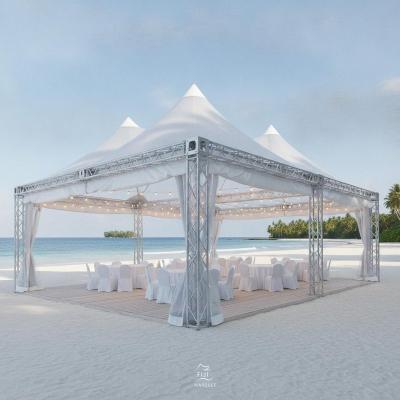 China Marine Grade Aluminum Alloy Party Marquee Tent for Fiji Coastal Island Resorts for sale