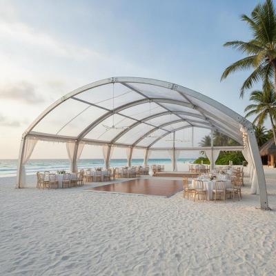 China Humidity Salt Resistant Aluminum Alloy Party Marquee Tent for Maldives Island Resorts for sale